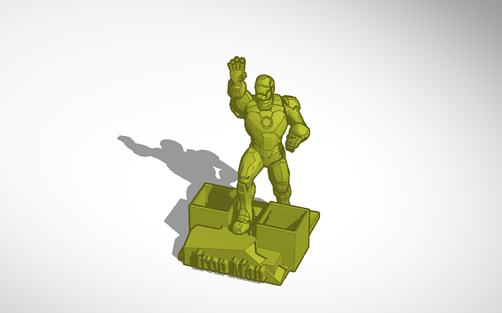 3D design Iron Man - Tinkercad