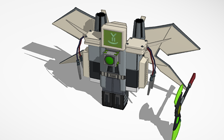 3D design Titan Computer-Man - Tinkercad