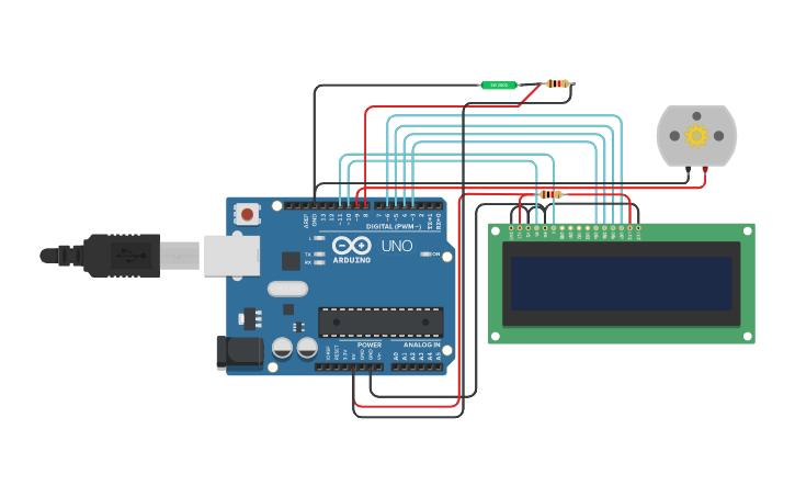 Circuit Design Tilt Sensor Tinkercad