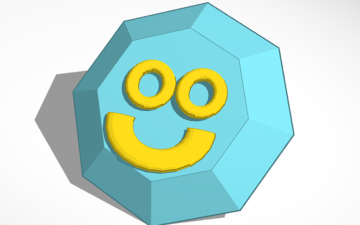 3D design smile - Tinkercad