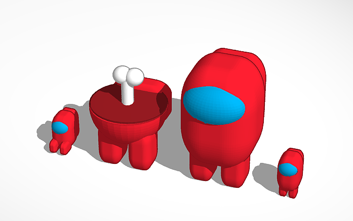 3D design Among Us - Tinkercad