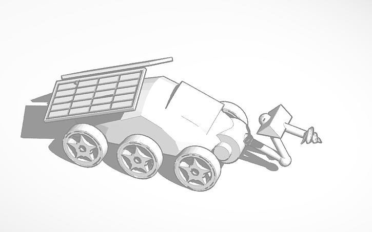 3D design Mars Rover - Tinkercad