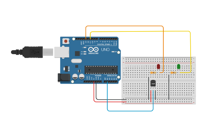 Circuit design examen 1 | Tinkercad