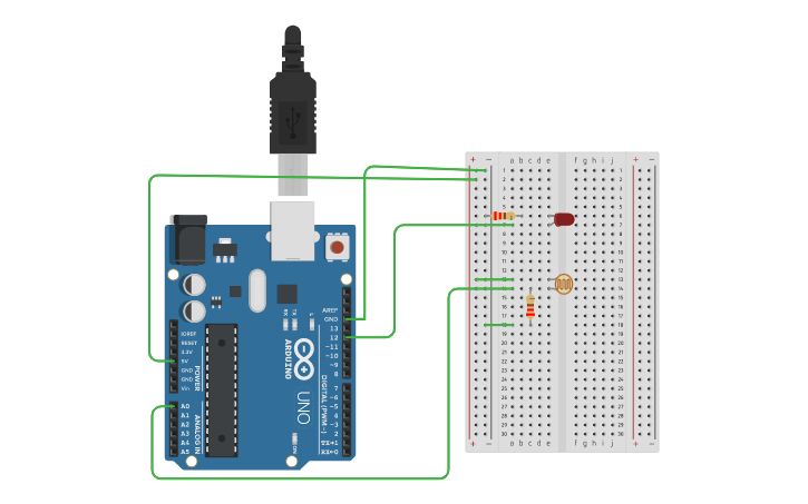 Circuit design T3 - Tinkercad Led. Light Sensor - Aitana MURILLO ...