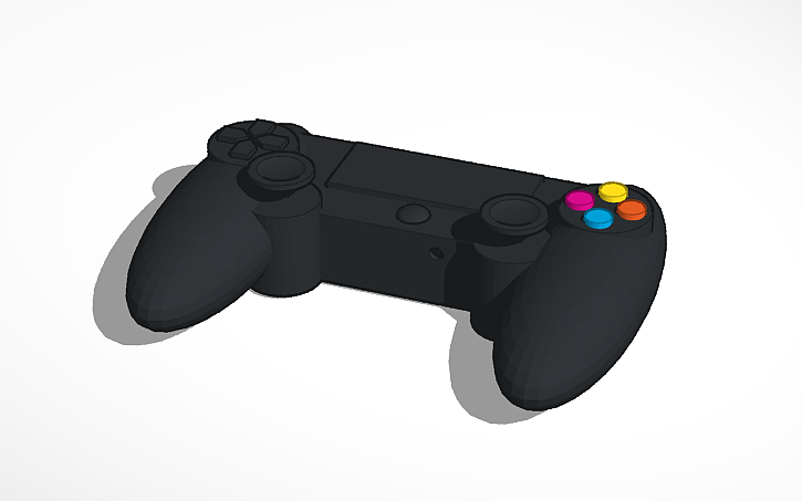 3D design Jaco-ps4 controller - Tinkercad
