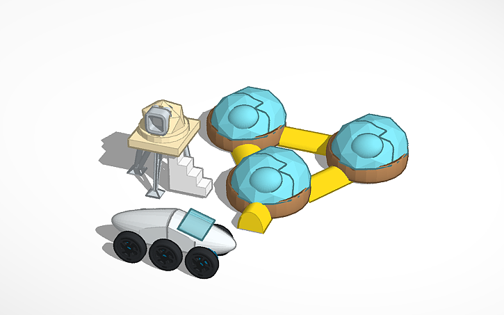 3D design A World on The Moon | Tinkercad
