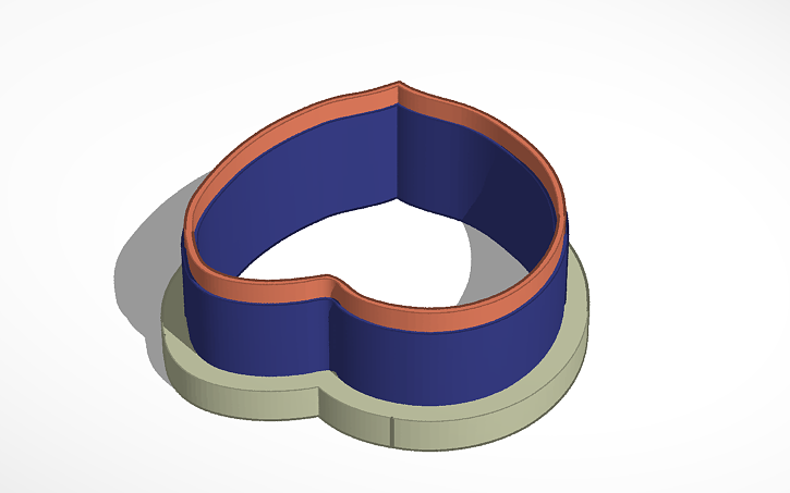 3D design Leaf Cookie Cutter | Tinkercad