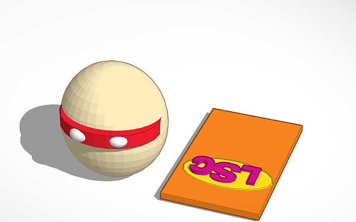 3D design Captain lizard's face and cape | Tinkercad