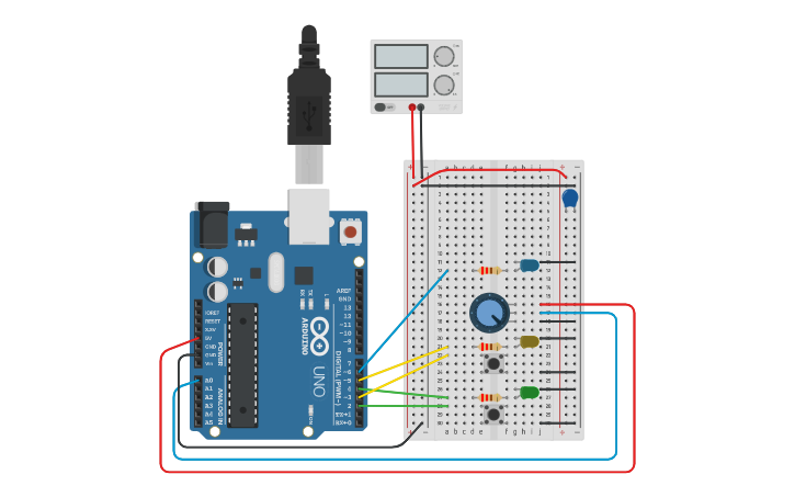 Circuit Design Lab Transistors Motors Part A Debugging Leds Only Tinkercad