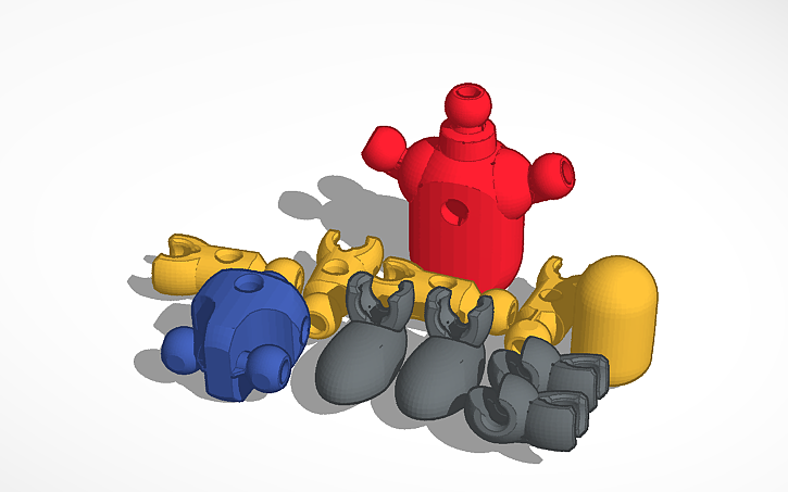 3D design drp action figure - Tinkercad