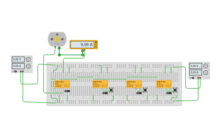 Circuit design Ascensor de 3 pisos - Tinkercad