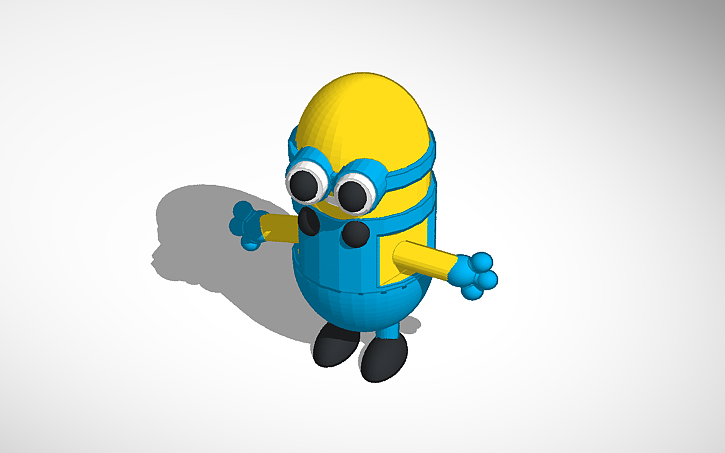 3D design Minion - Tinkercad