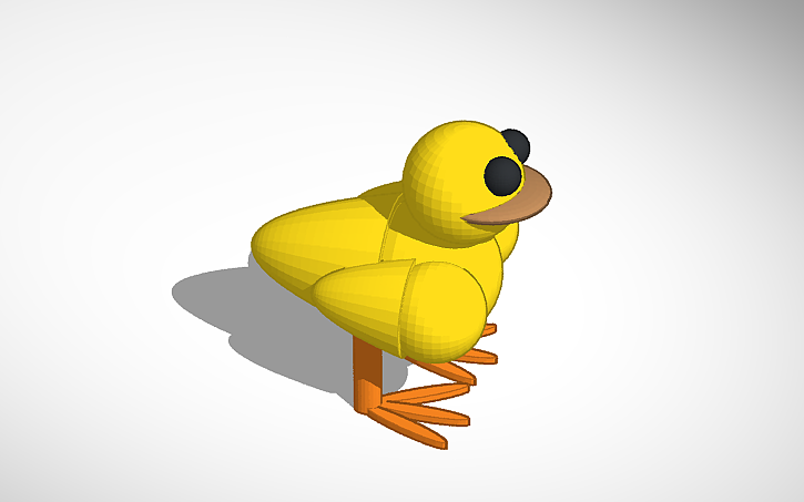 3d Design Duck Tinkercad