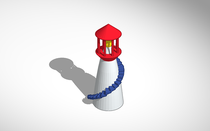 3D design Copy of Lighthouse01 | Tinkercad