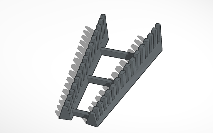 3D design Wrench Rack - Tinkercad