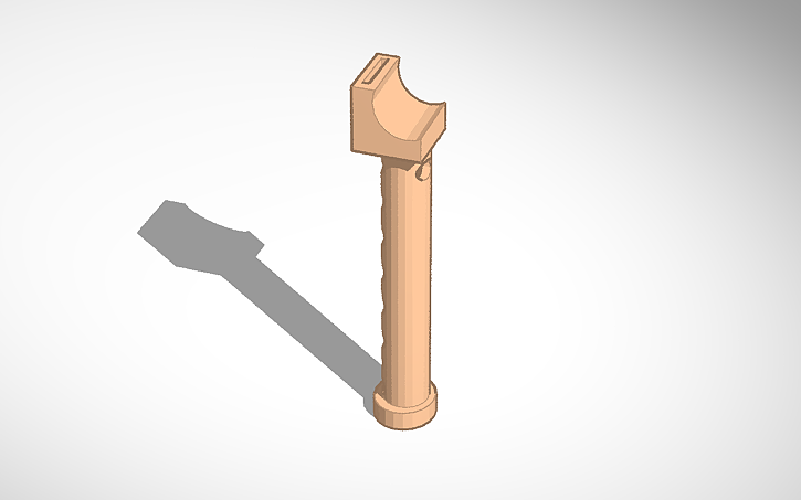 3D design flauta dulce - Tinkercad