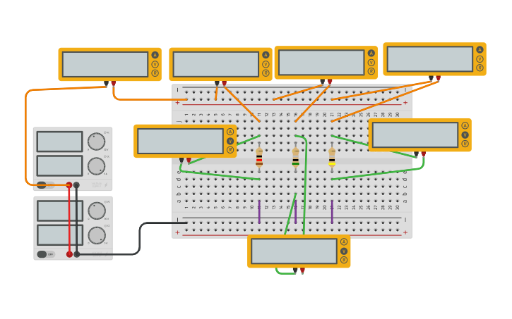Circuit design Circuito Paralelo | Tinkercad