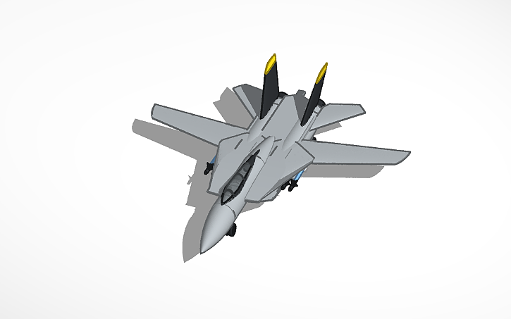 3D design F-14 Tomcat - Tinkercad