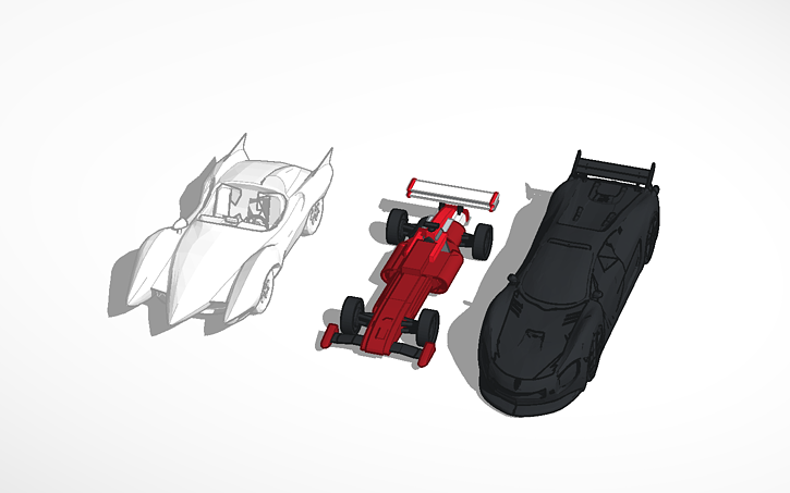 3D design Formula 1 - Tinkercad