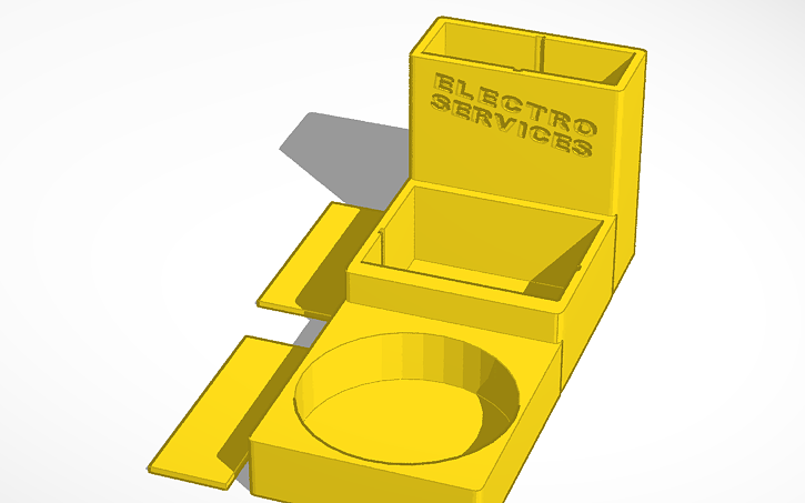 3D design Electronic Iron Estation - Tinkercad