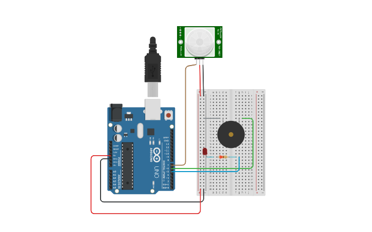 Circuit Design Social Distancing Sensor Sds Tinkercad