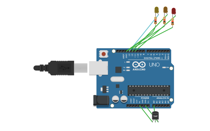 Circuit design Love o meter samiamidi - Tinkercad