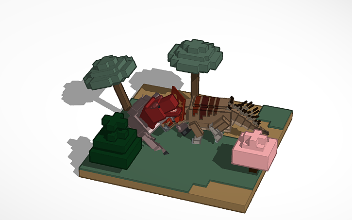 3D design Last stand part 2 - Tinkercad