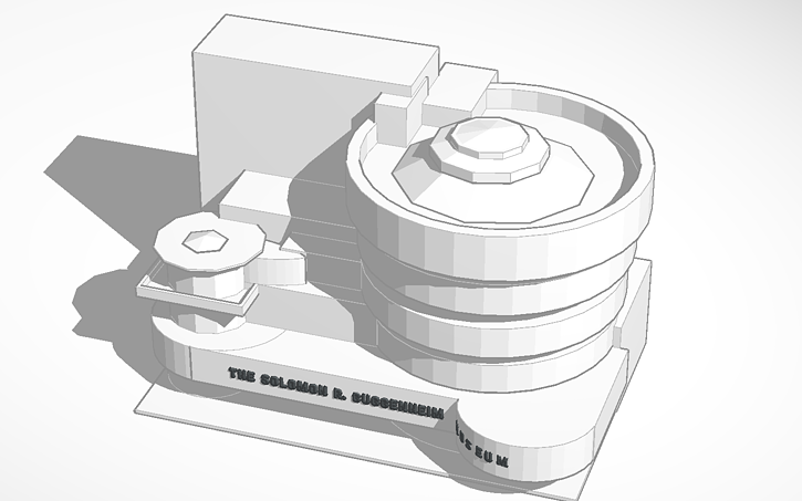 3D design The Guggenheim Museum - Tinkercad
