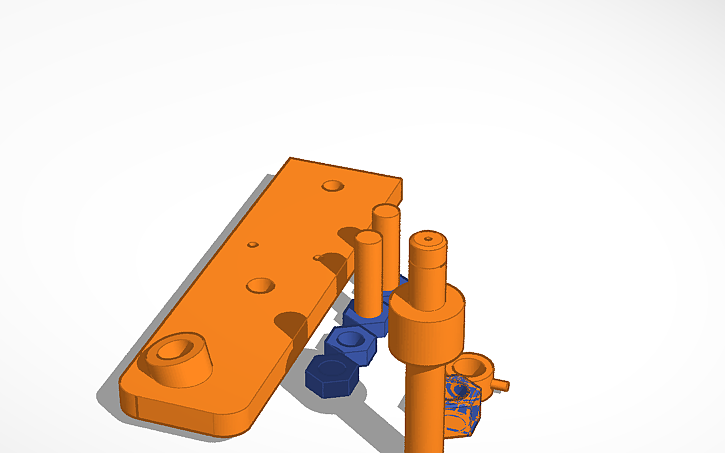 3D design Tiller arm | Tinkercad