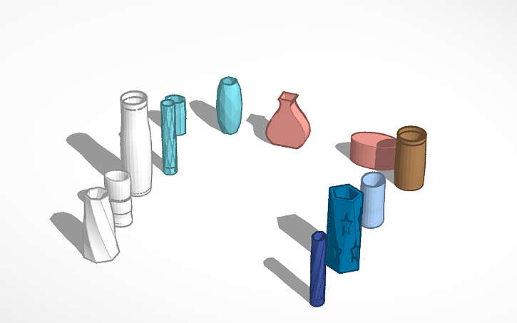 3D design Vase - Tinkercad