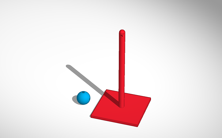 3D design Table Tether Ball | Tinkercad