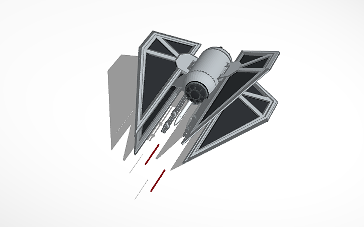3D design Fighter Jet - Tinkercad
