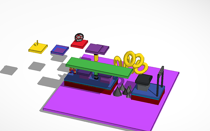 3D design Mario 2 LeveL | Tinkercad