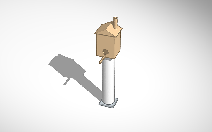 3d Design Bird Feeder Design Tinkercad