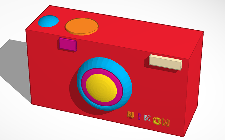 3D design Camera | Tinkercad