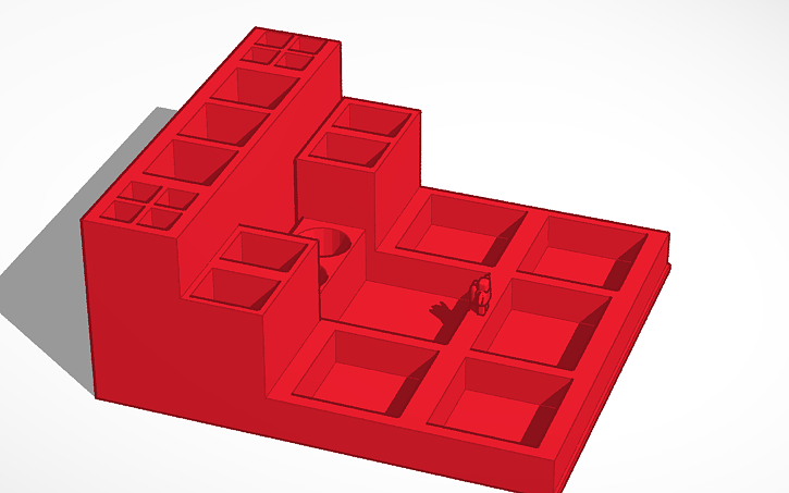 3D design Makeup Stand BH | Tinkercad