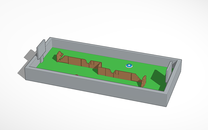 3D design ping-pong - Tinkercad