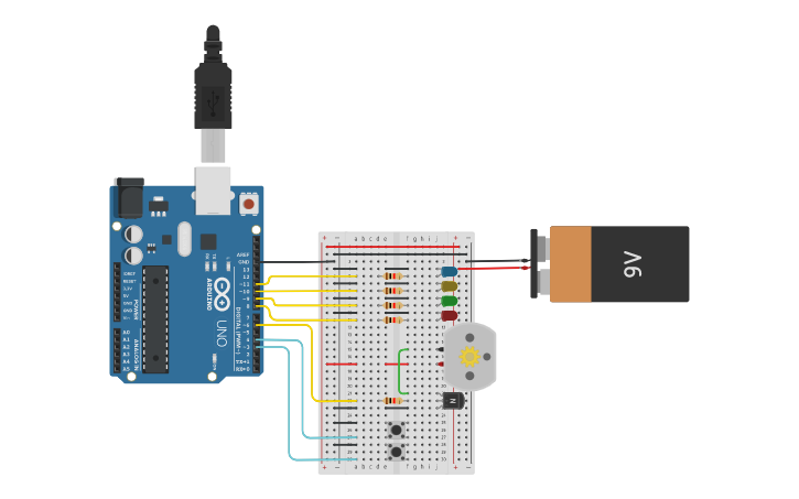 Circuit design LAB1-Micro - Tinkercad