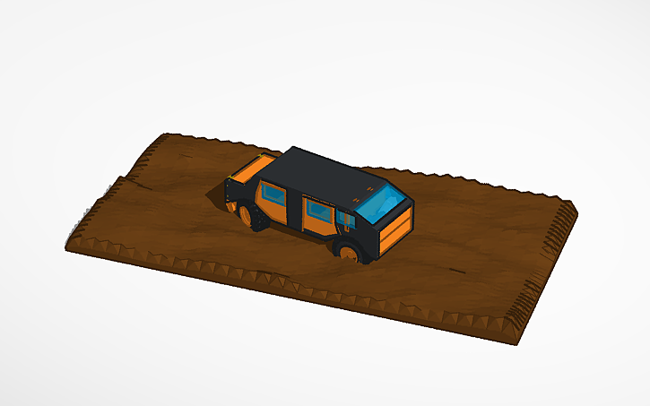 3D design Fordge “DirtCrusher Custom” - Tinkercad