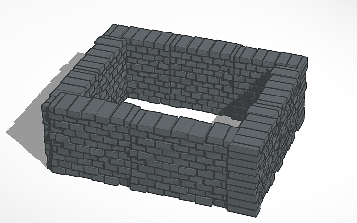 3d Design Pattern From Walls Tinkercad