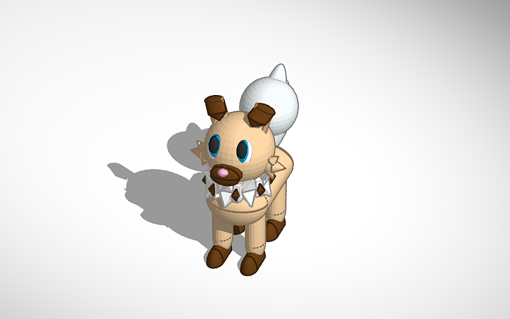3D design Rockruff - Tinkercad