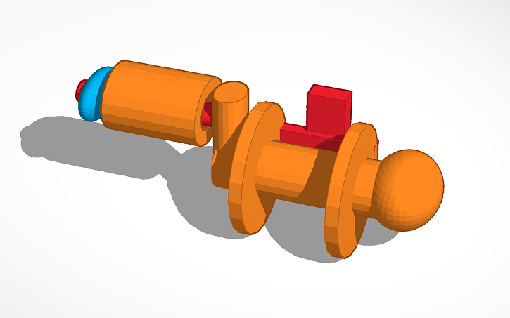 3D design fishing reel - Tinkercad