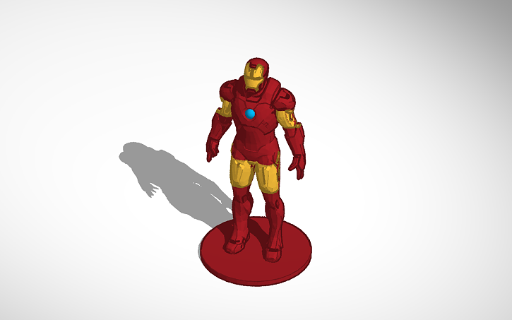 3D design Copy of Iron Man - Tinkercad