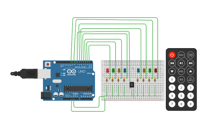 Circuit Design Assignment 9 Level 4 Tinkercad