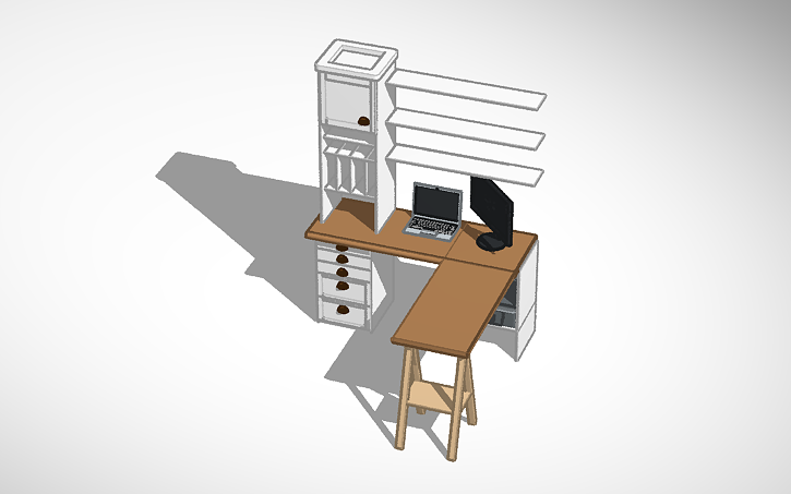 3D design Desk - Tinkercad
