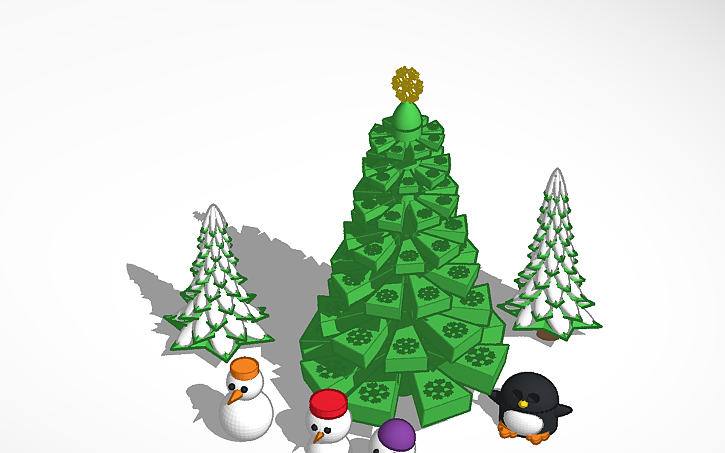 3D design Christmas - Tinkercad