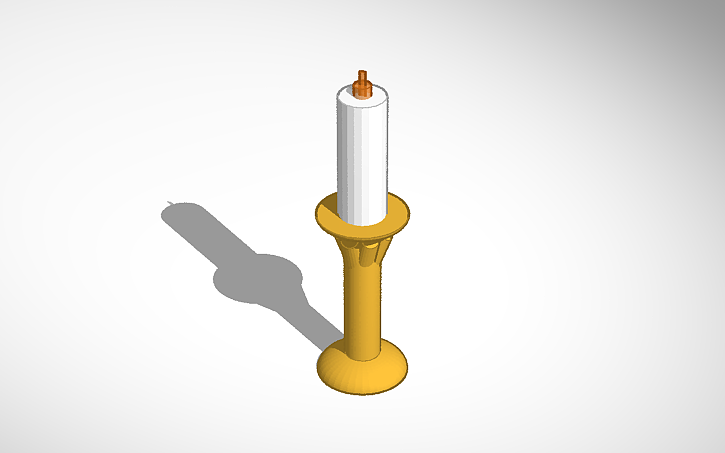 3D design candle [for candle contest] - Tinkercad