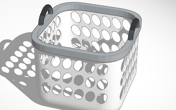 3D design Simple Laundry Basket - Tinkercad