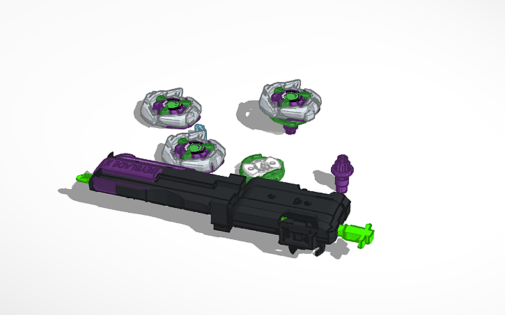 3D design samurai saber beyblade x - Tinkercad