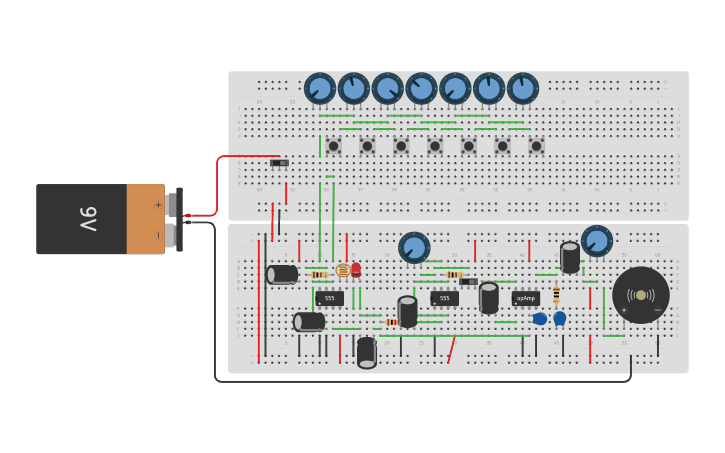 Circuit design Simulación de Proyecto | Tinkercad